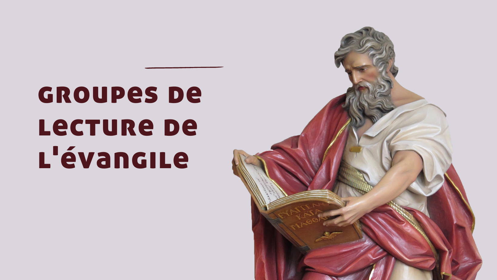 Les groupes de lecture biblique (La 1ère épitre aux Corinthiens ...